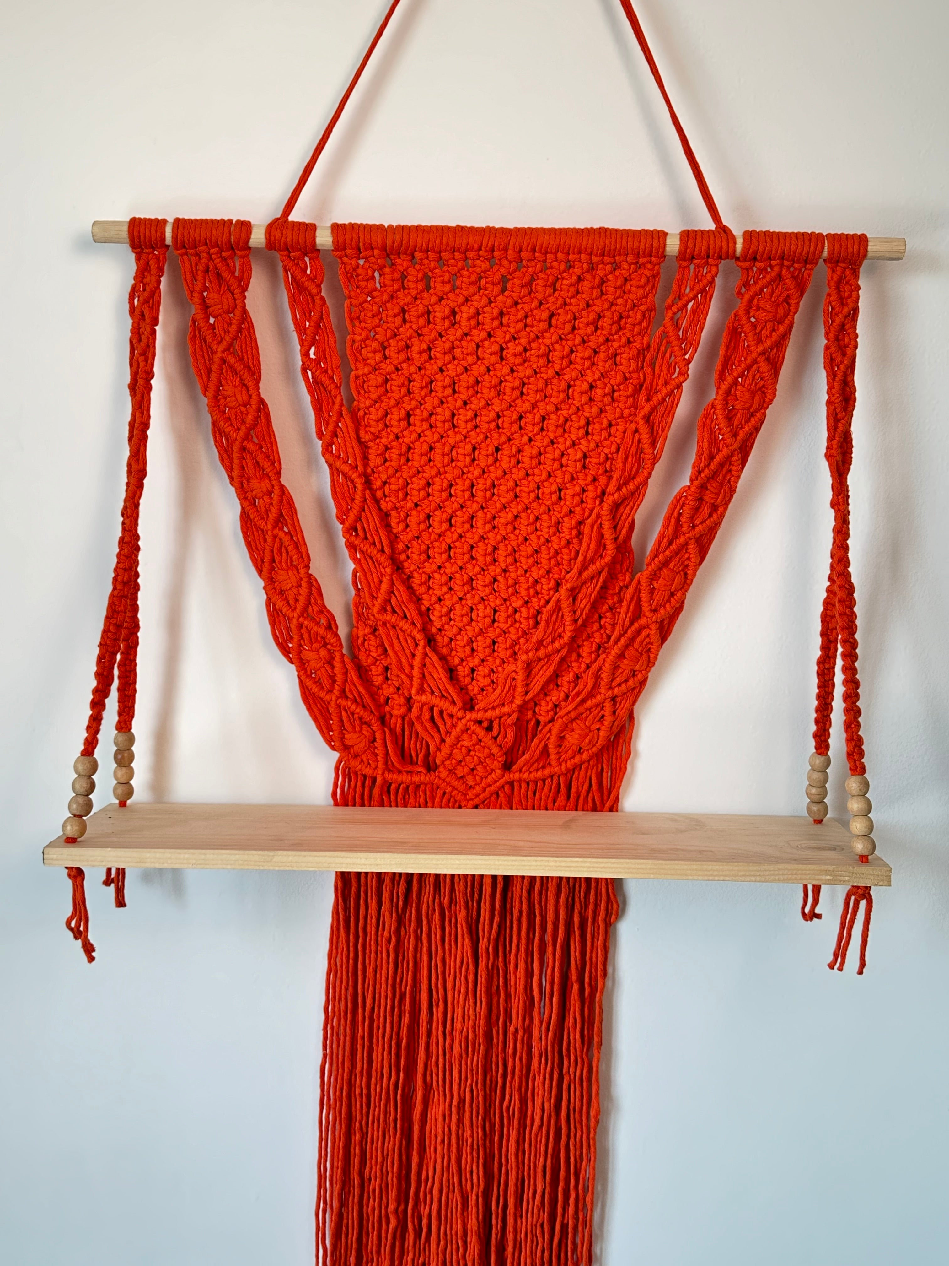 Floating Shelf: Deep Orange – Rare You